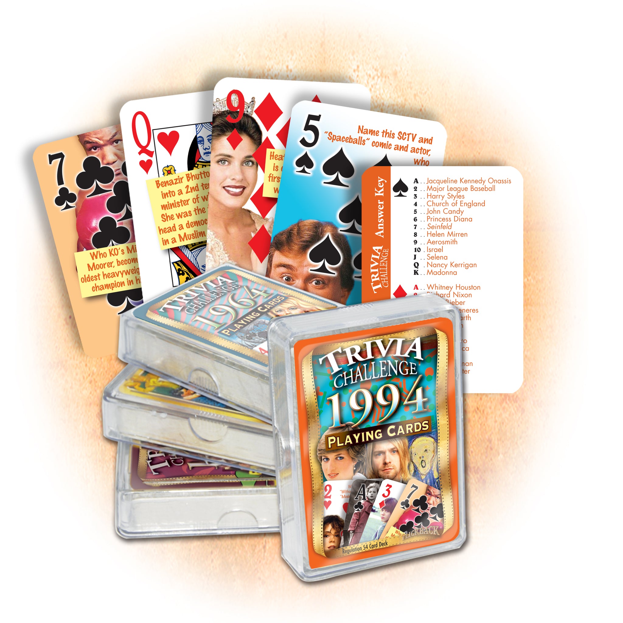 1994 Trivia Challenge Playing Cards – Flickback Media