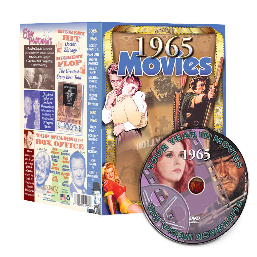 1965 Flickback Movies DVD Video Greeting Card: Birthday or Anniversary ...